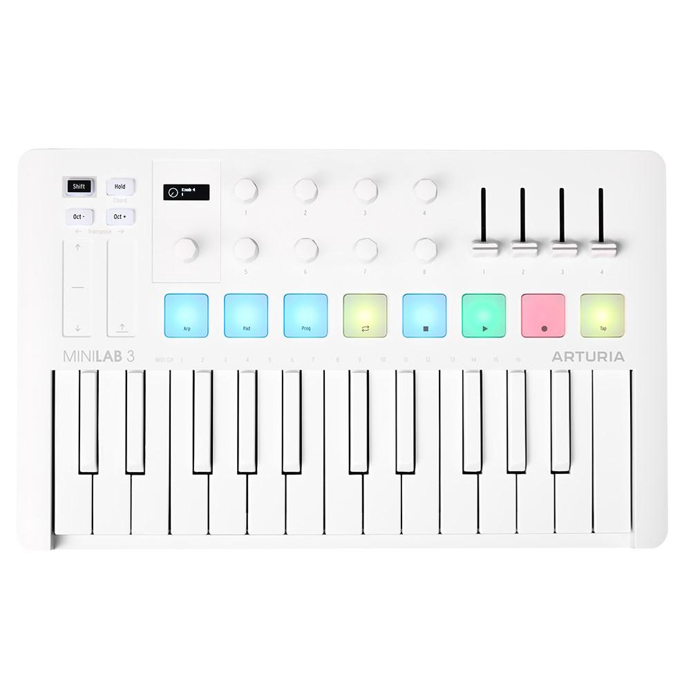 Arturia Minilab 3 Alpine White Midi Controller - (Limited Edition ...